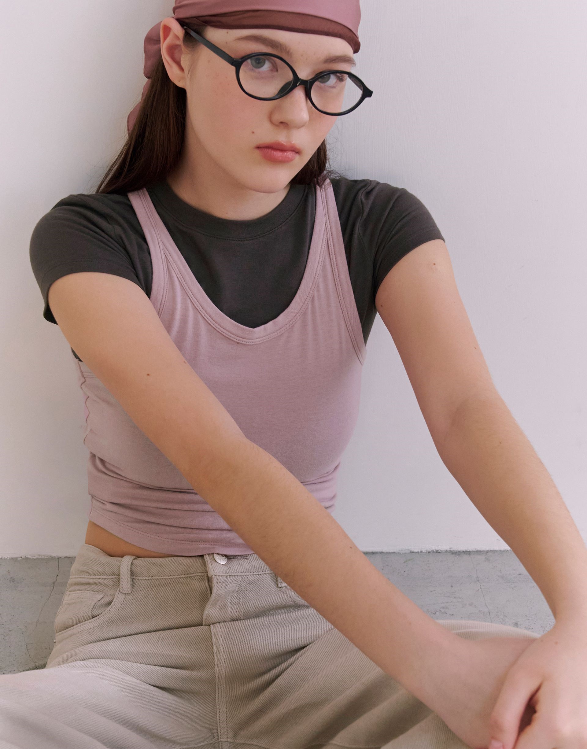 MIT 舒適疊穿雙色上衣(上衣+背心) ｜ PAZZO 生活好感衣著