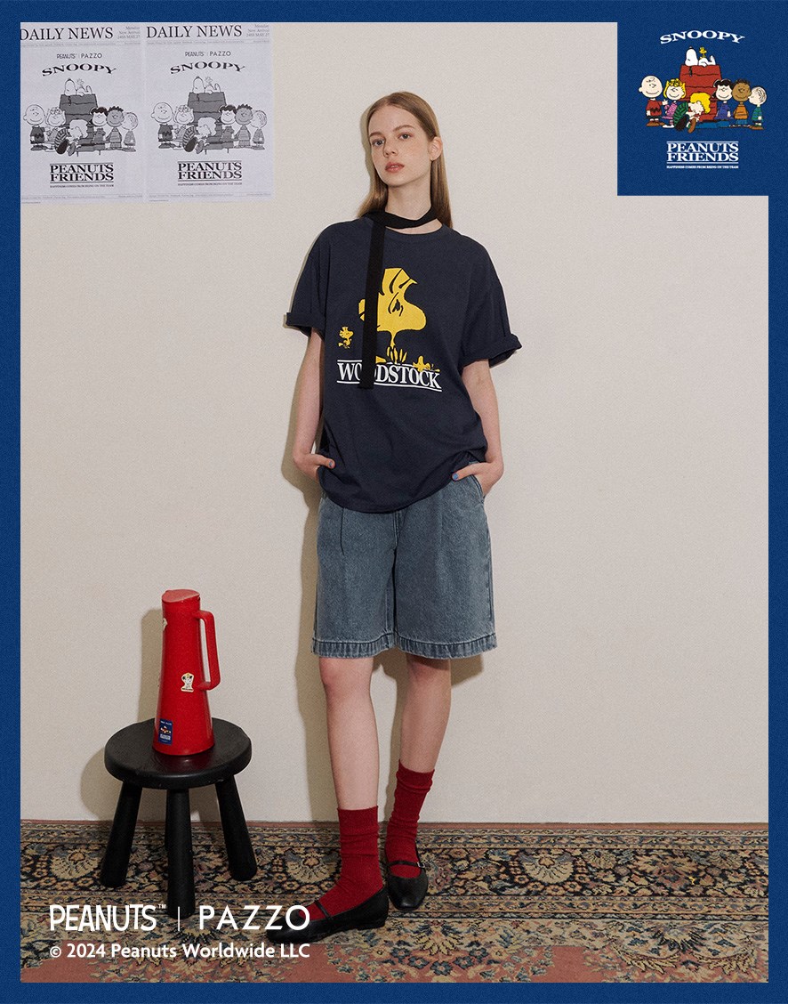 MIT PEANUTS WOODSTOCK厭世Tee ｜ PAZZO 生活好感衣著