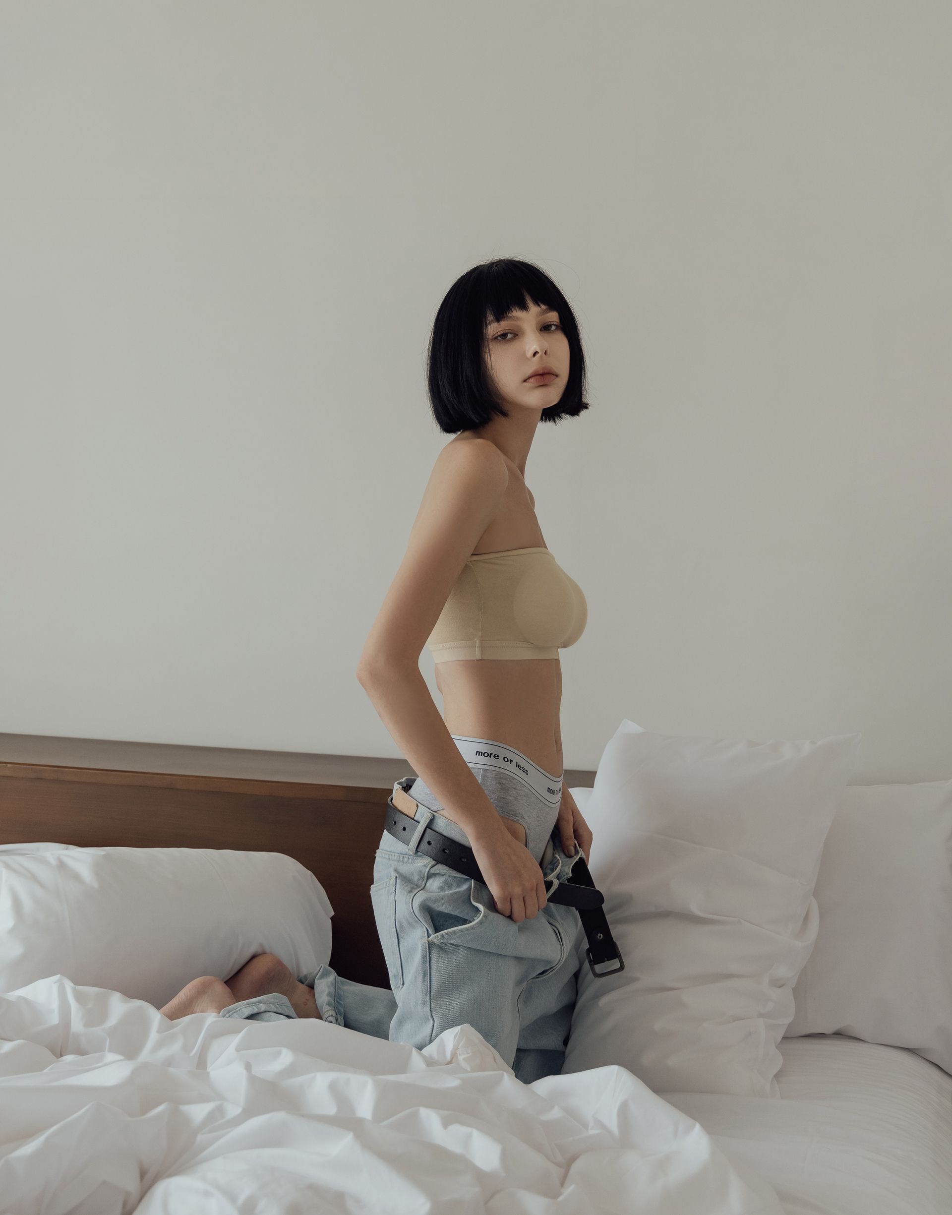 MIT 極柔美膚發熱平口BRA TOP ｜ PAZZO 生活好感衣著