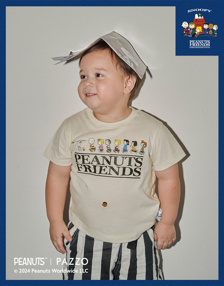 MIT PEANUTS FRIENDS跑步Tee(MINI款) ｜ PAZZO 生活好感衣著