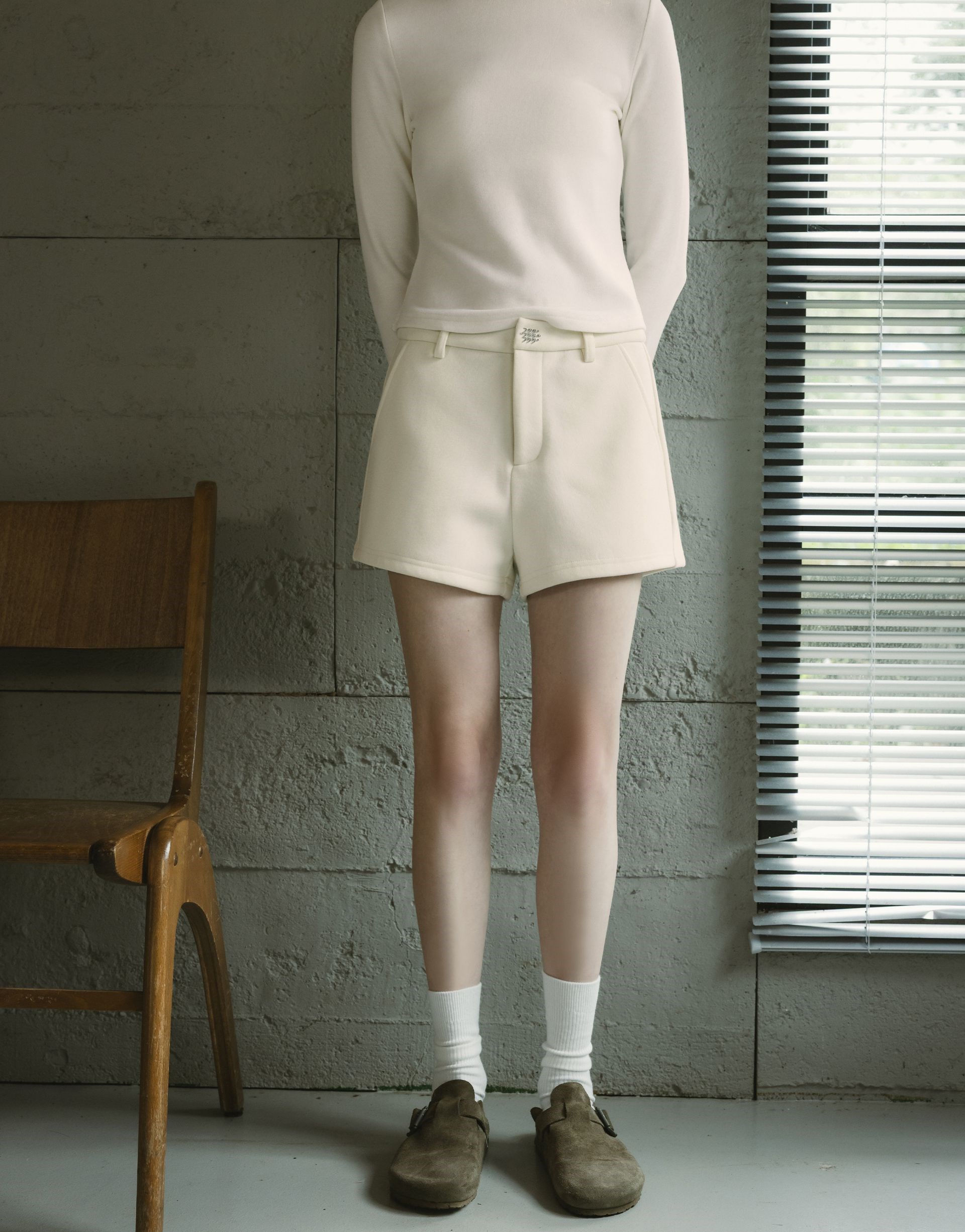 品牌LOGO內刷毛鉤釦短褲 ｜ PAZZO 生活好感衣著