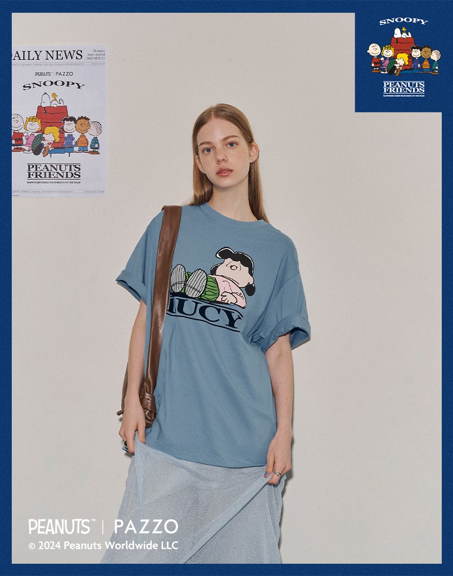 MIT PEANUTS LUCY苦惱Tee ｜ PAZZO 生活好感衣著