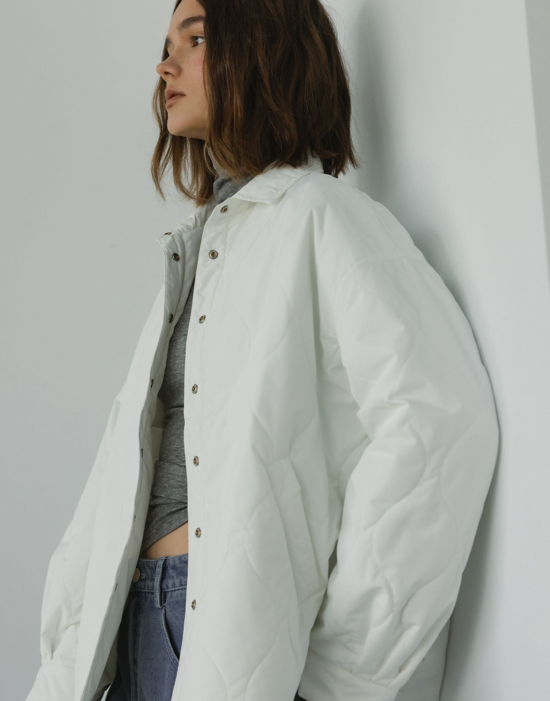 輕量防潑水雙面穿鋪棉襯衫式夾克 ｜ PAZZO 生活好感衣著