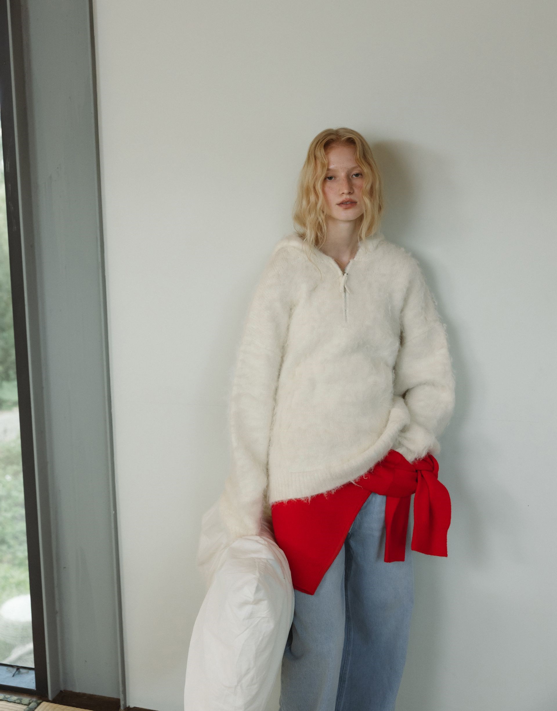 磨毛感連帽拉鍊針織毛衣 ｜ PAZZO 生活好感衣著