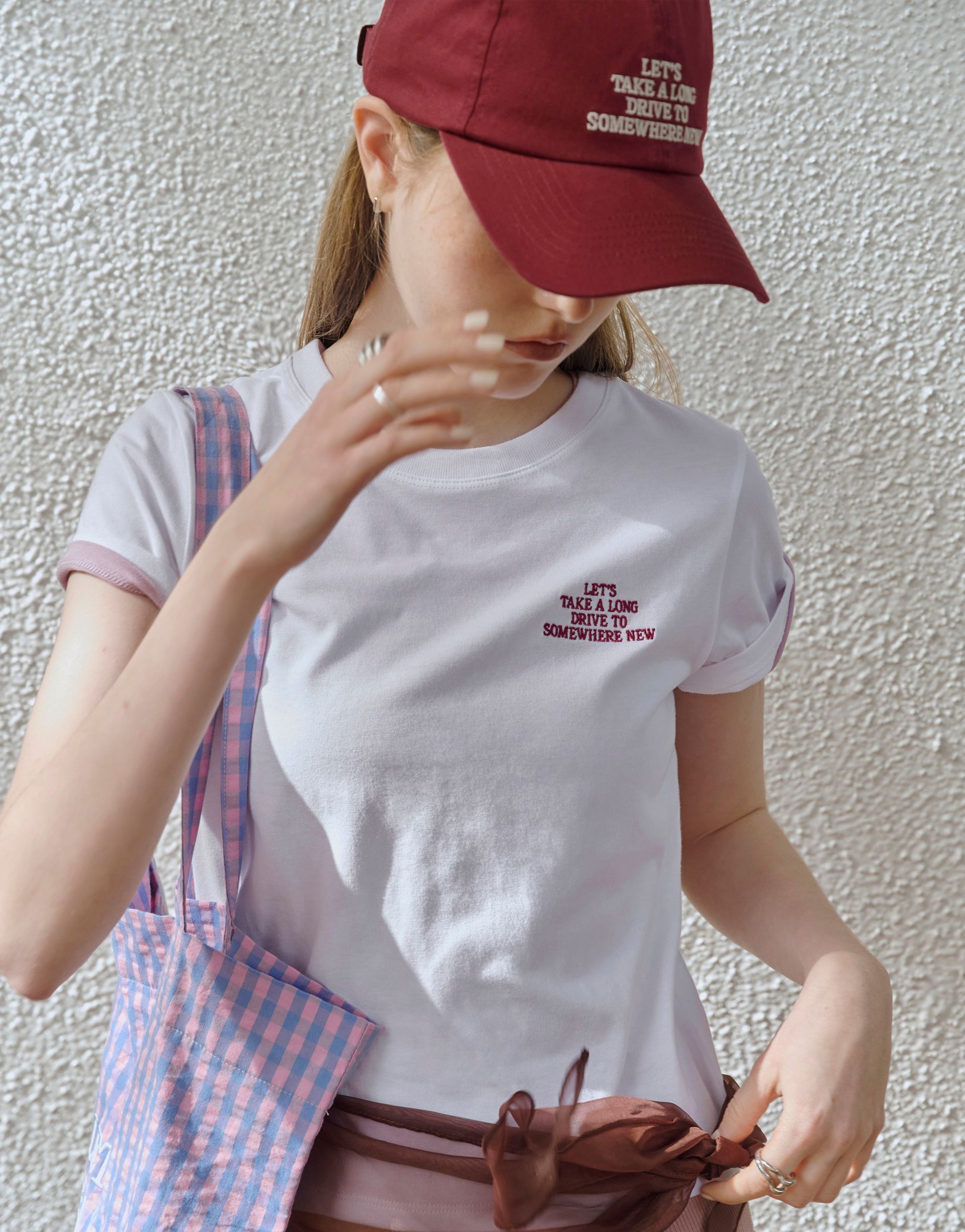 休閒感小標語刺繡圓領TEE ｜ PAZZO 生活好感衣著